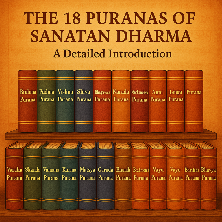 The 18 Puranas of Sanatan Dharma | सनातन के 18 पुराण – एक विस्तृत परिचय
